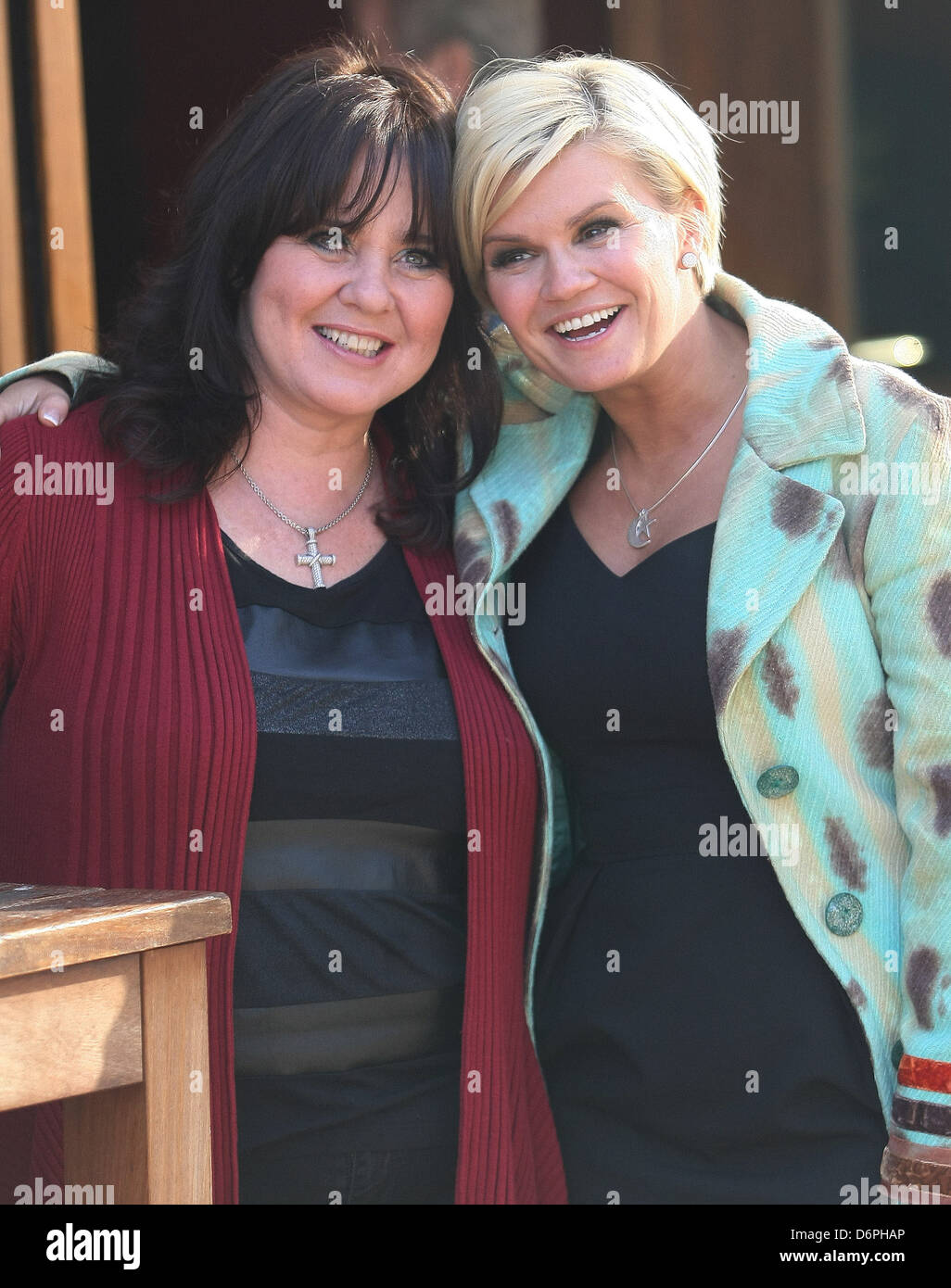 Coleen Nolan, Kerry Katona outside the ITV studios London, England - 12 ...