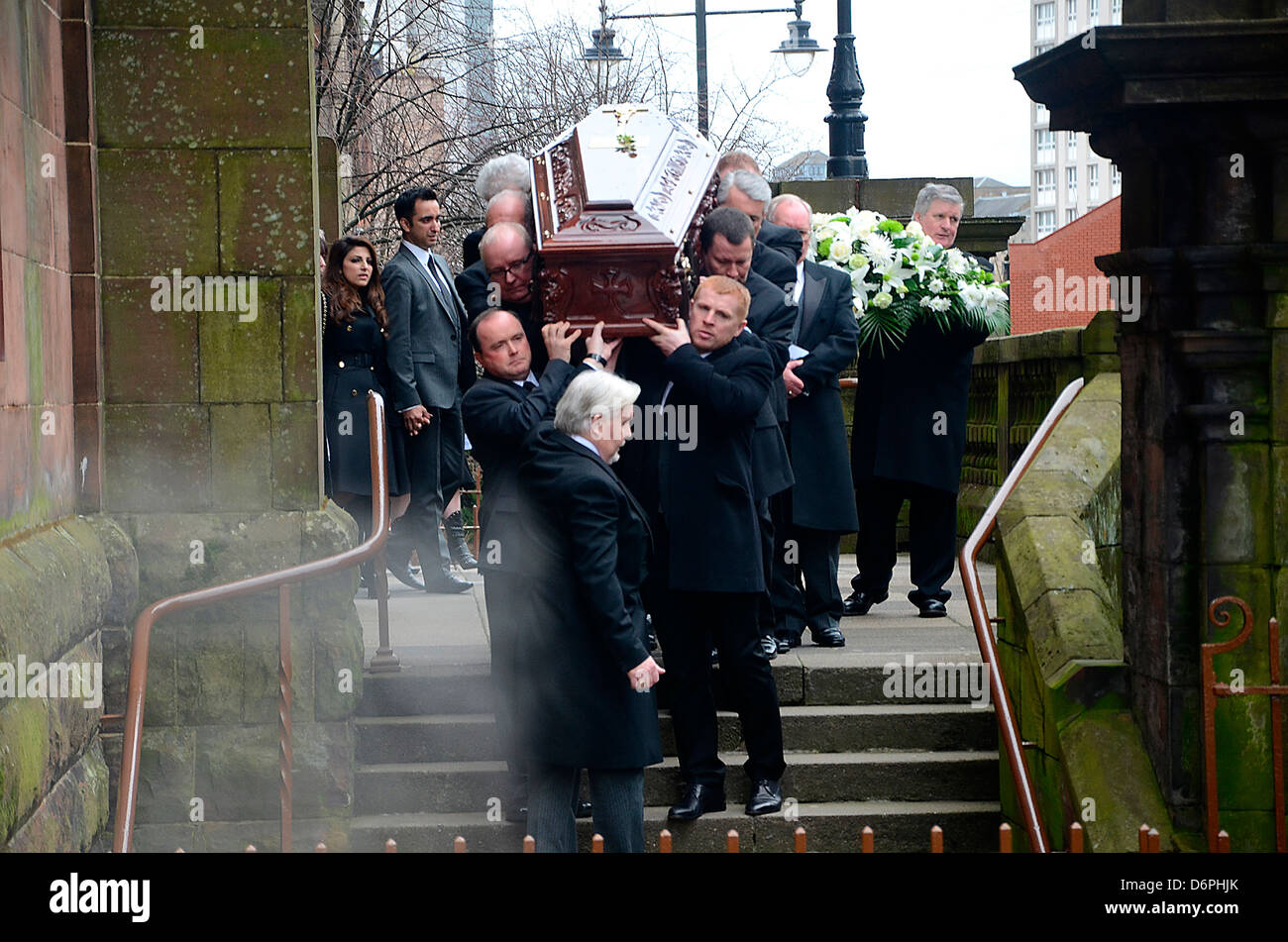 Neil lennon the funeral of paul mcbride qc hi-res stock photography and ...