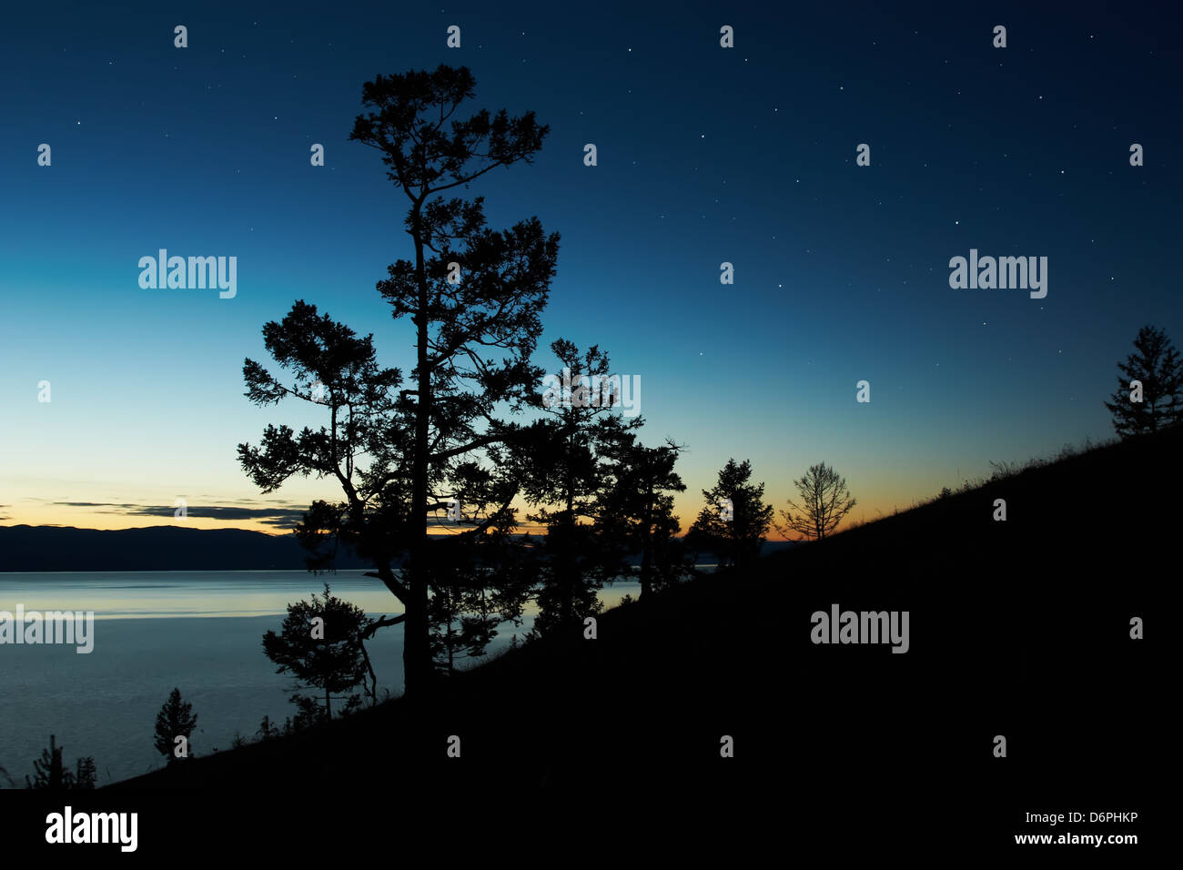 Night afternoon lake hi-res stock photography and images - Alamy