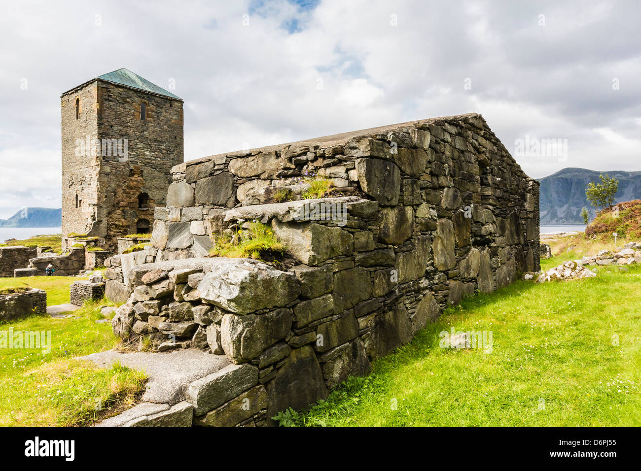 Remains of a monastery at Selje, Nordland, Norway, Scandinavia, Europe ...