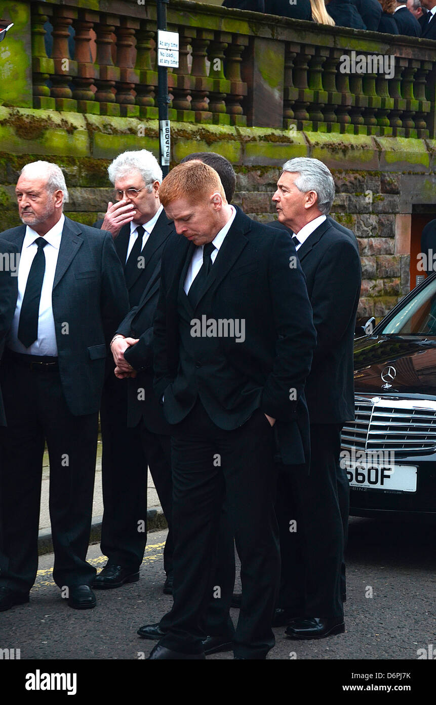 Neil lennon the funeral of paul mcbride qc hi-res stock photography and ...