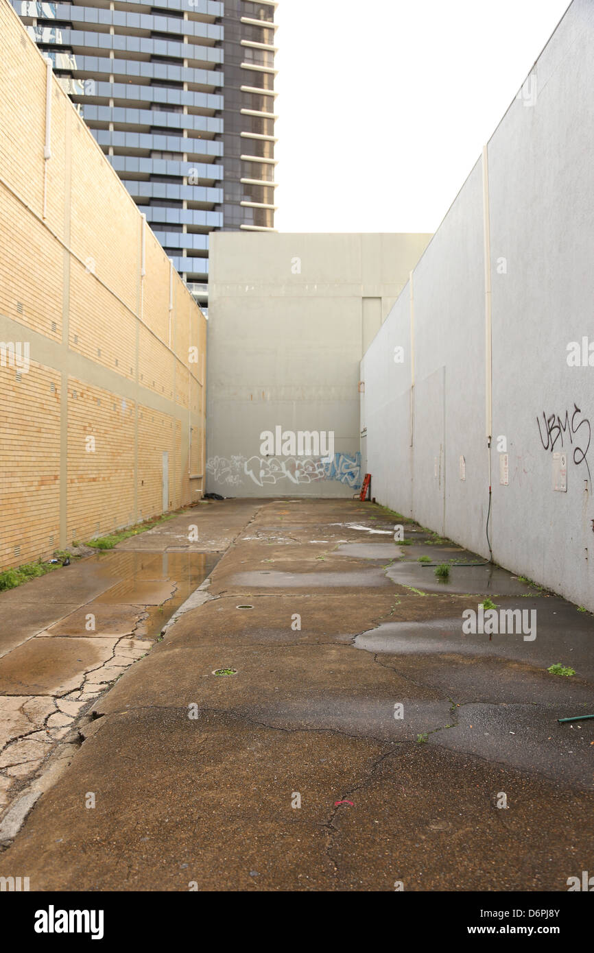 Empty Space of Street Corner in Gold Coast, Australia Stock Photo - Alamy