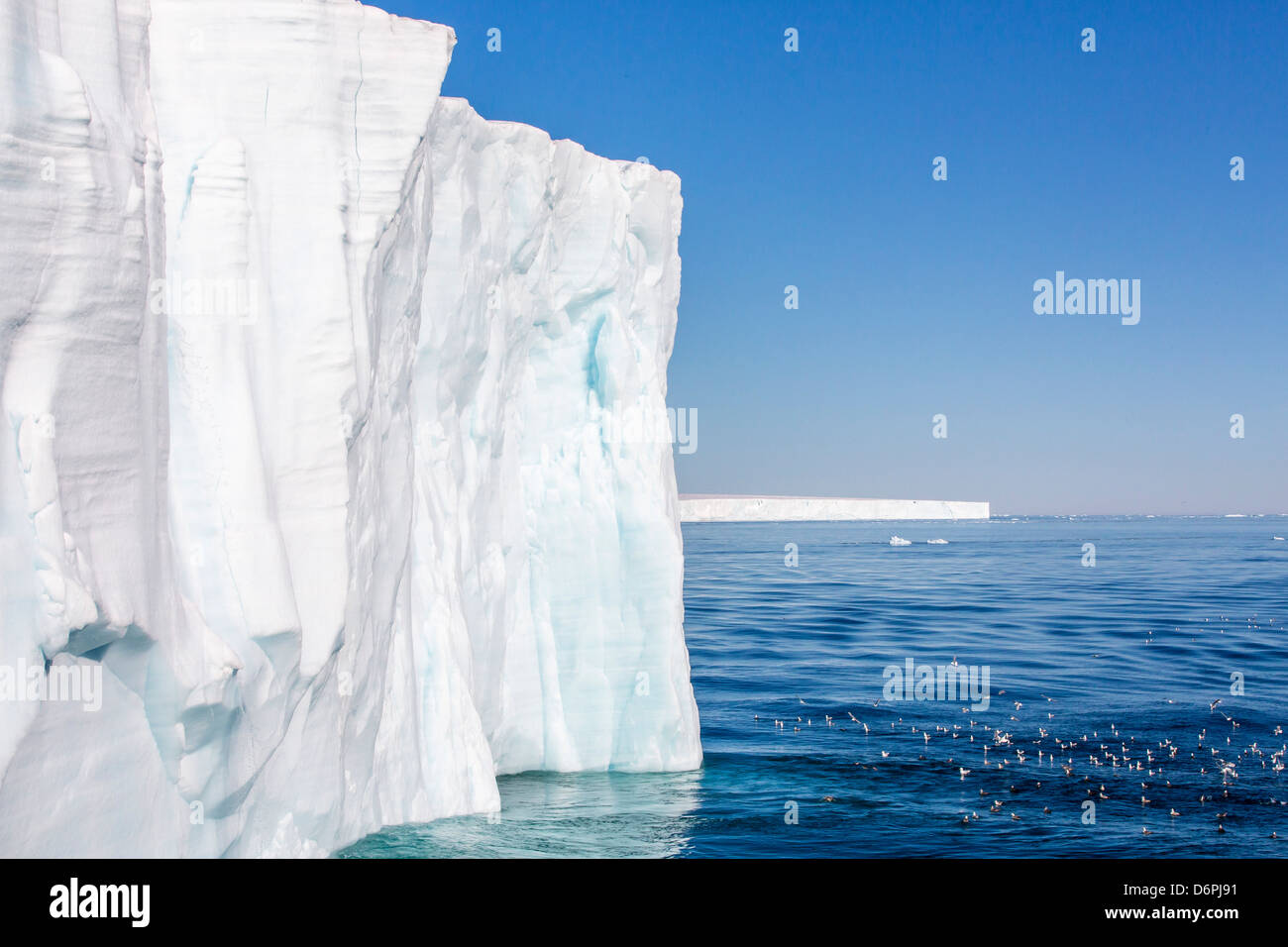 Austfonna ice cap, Nordaustlandet, Svalbard, Norway, Scandinavia ...