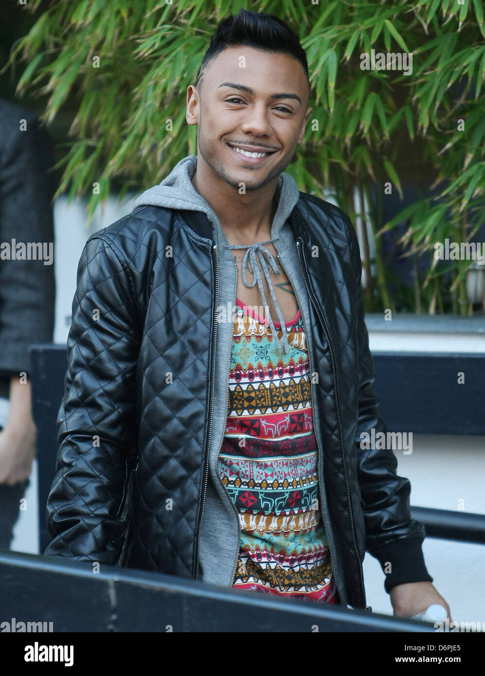 Marcus Collins outside the ITV studios London, England - 12.03.12 Stock ...