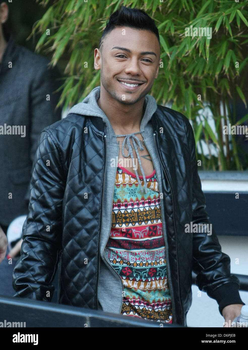 Marcus Collins outside the ITV studios London, England - 12.03.12 Stock ...
