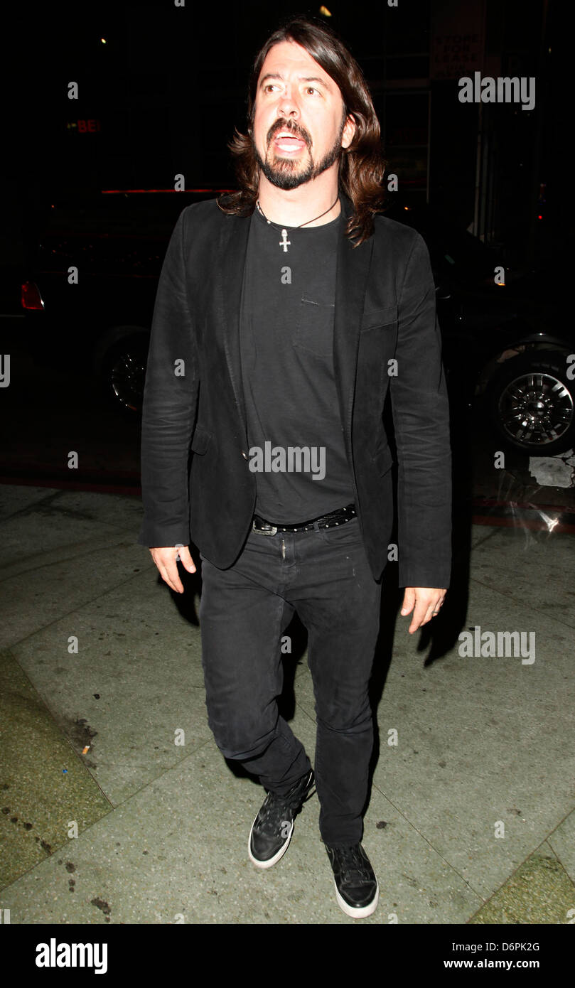 Dave Grohl arrives at the Wiltern Theatre to watch Guns N' Roses in ...