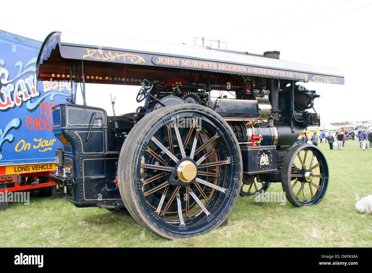 Steam Traction Engine Evesham Worcestershire England UK Stock Photo - Alamy
