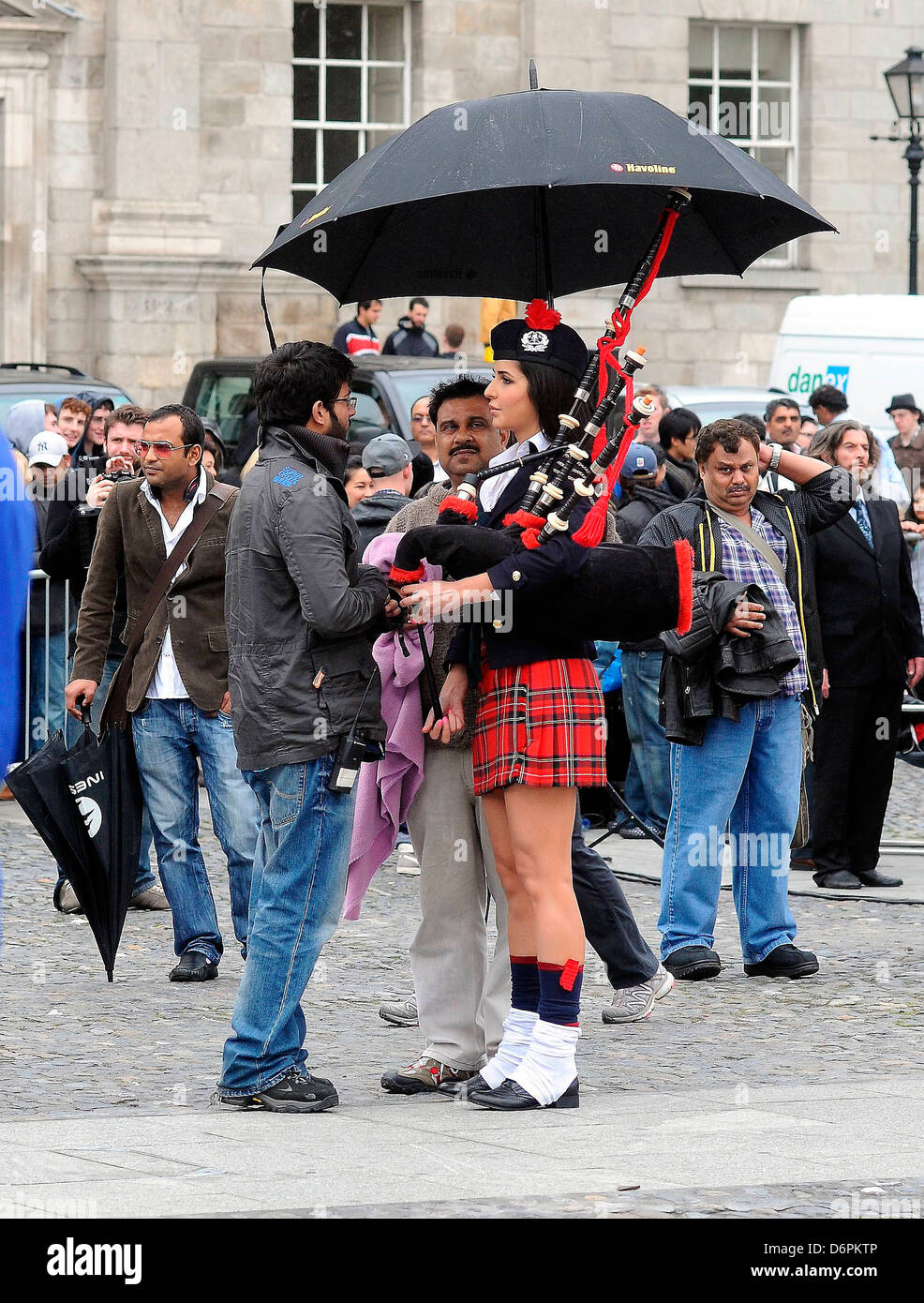 Katrina Kaif A dance scene is filmed on the set of the new Bollywood ...