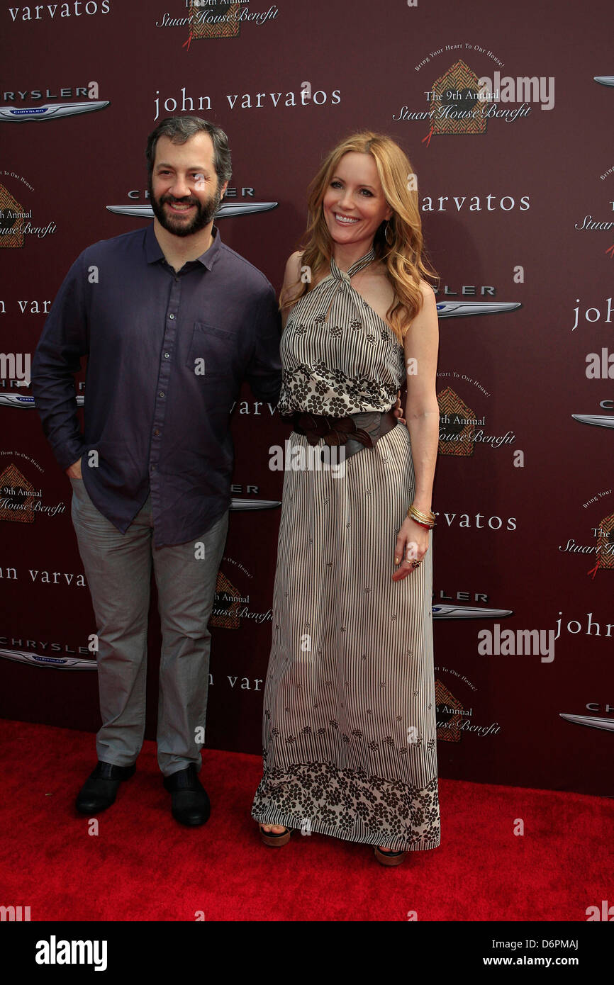 Judd Apatow, Leslie Mann at the 9th Annual John Varvatos Stuart House ...