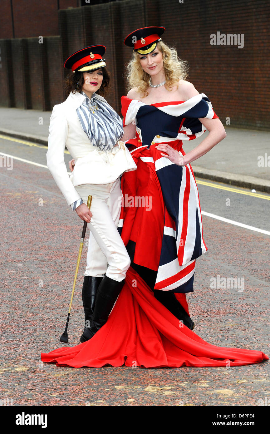 Jasmine Guinness and Jade Parfitt Fashion For The Brave - Photocall ...