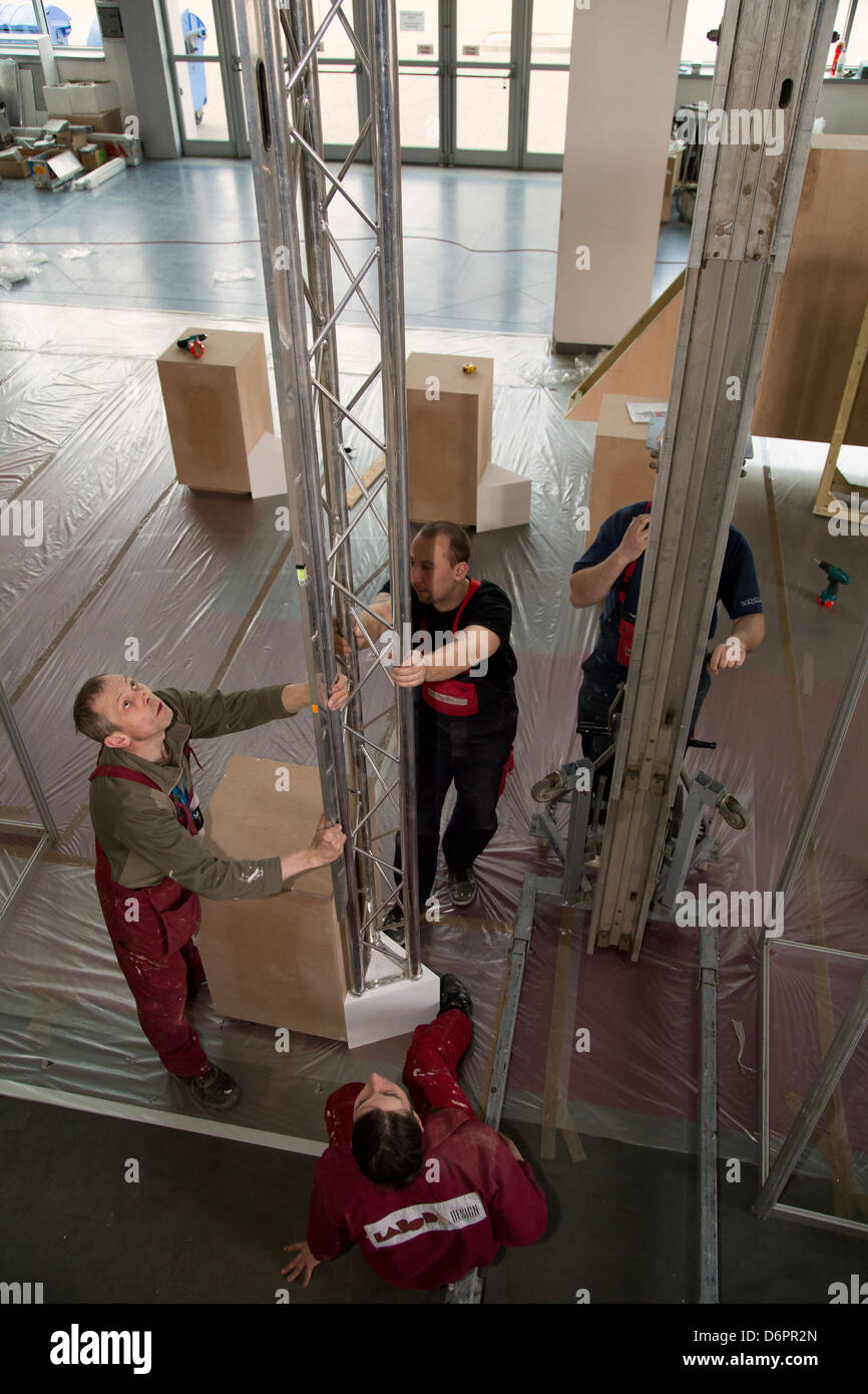 Booth set up hi-res stock photography and images - Alamy