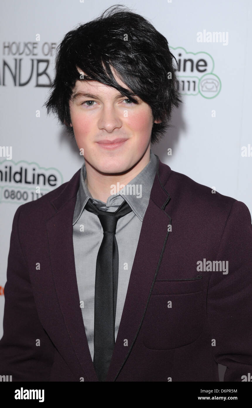 Brad Kavanagh UK premiere of Nickelodeon TV series 'House of Anubis' at ...