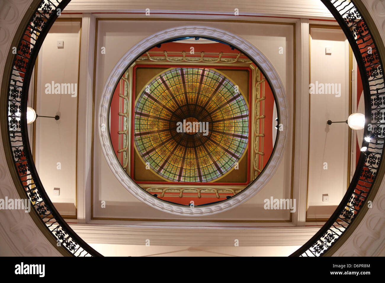 Vintage Architecture inside a shopping mall Stock Photo - Alamy