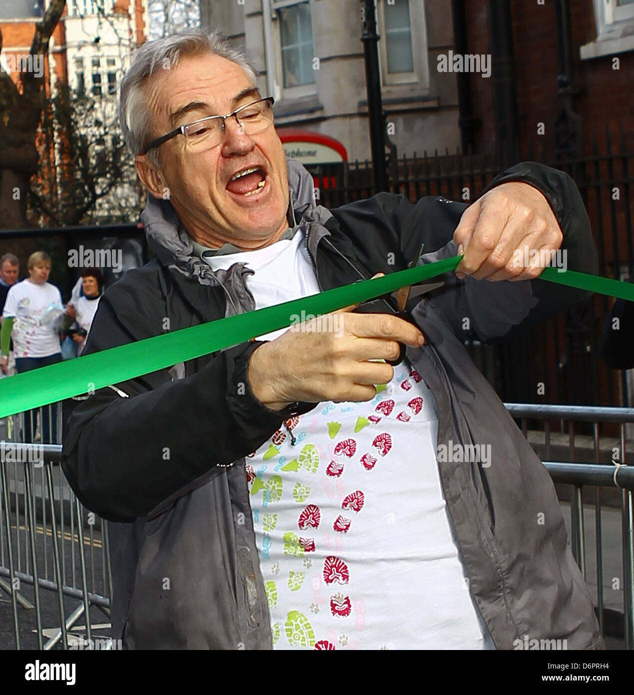 Larry Lamb starts the Marsden March, the fun 14-mile walk from The ...