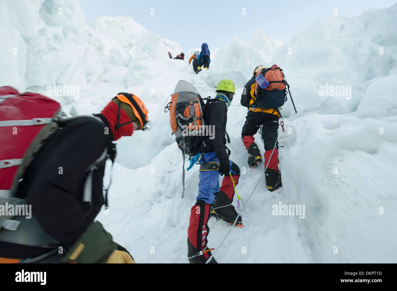 Khumbu icefall on mt everest hi-res stock photography and images - Alamy