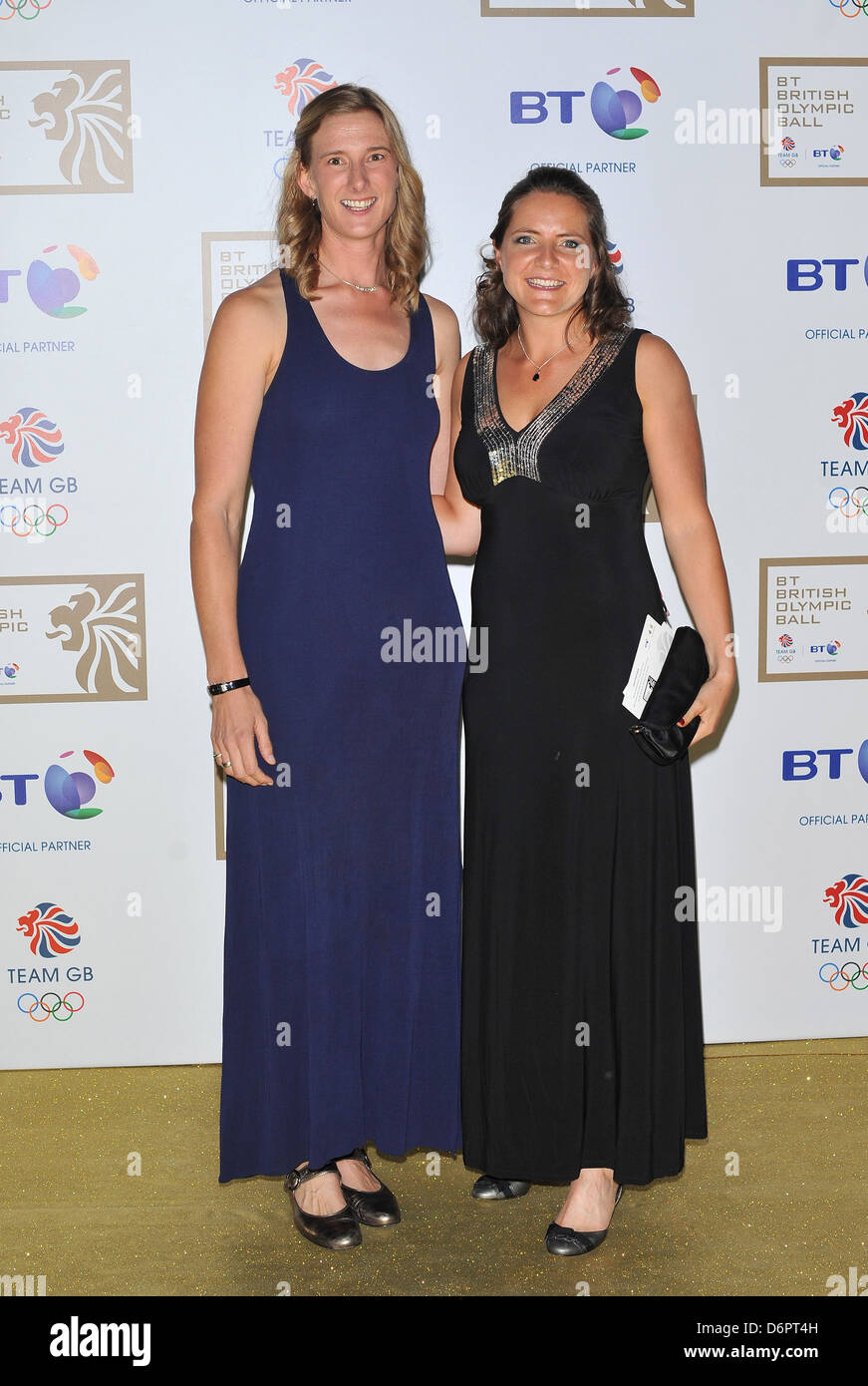 Sarah Winckles (L) BT Olympic Ball held at Olympia - Arrivals. London ...