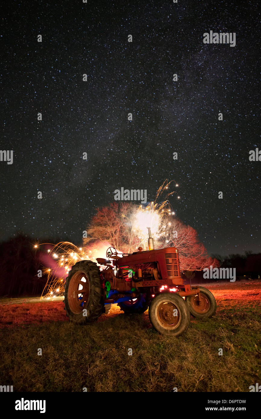 Texas farm night hi-res stock photography and images - Alamy