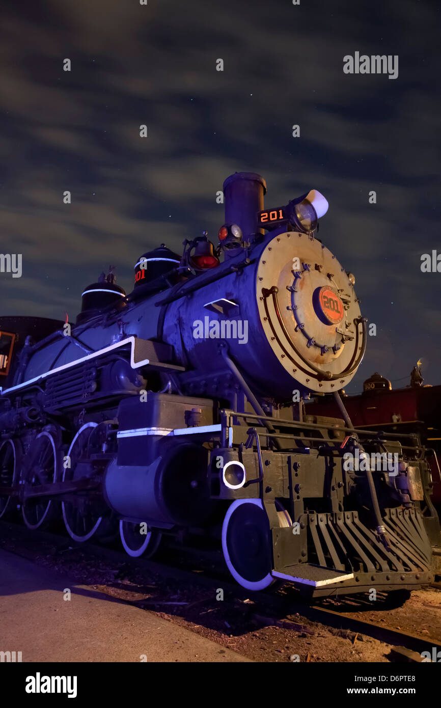 Steam locomotive at Texas State Railroad, Rusk, Texas, USA Stock Photo ...