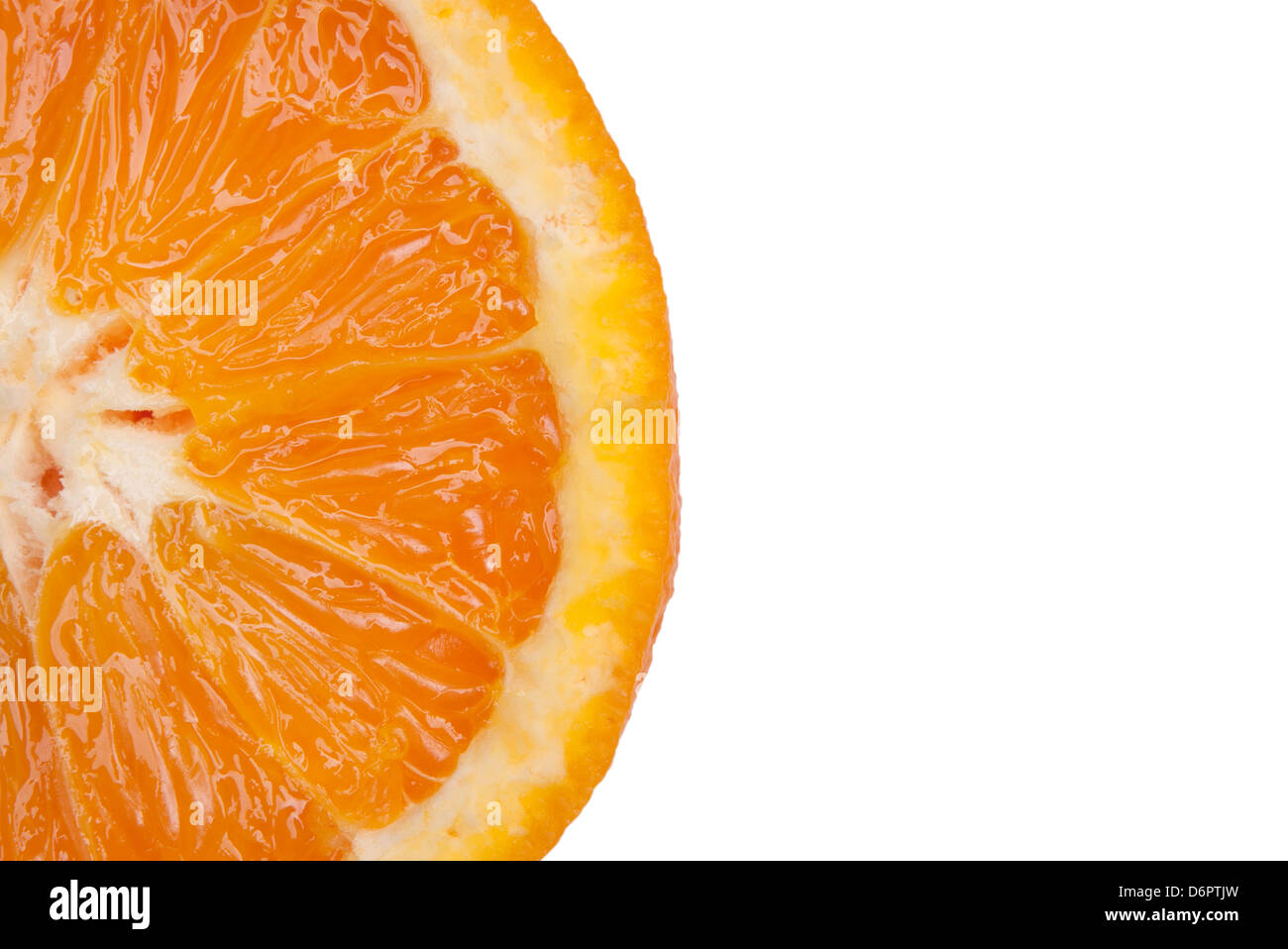 Fresh orange citrus slice Cut Out Stock Images & Pictures - Alamy