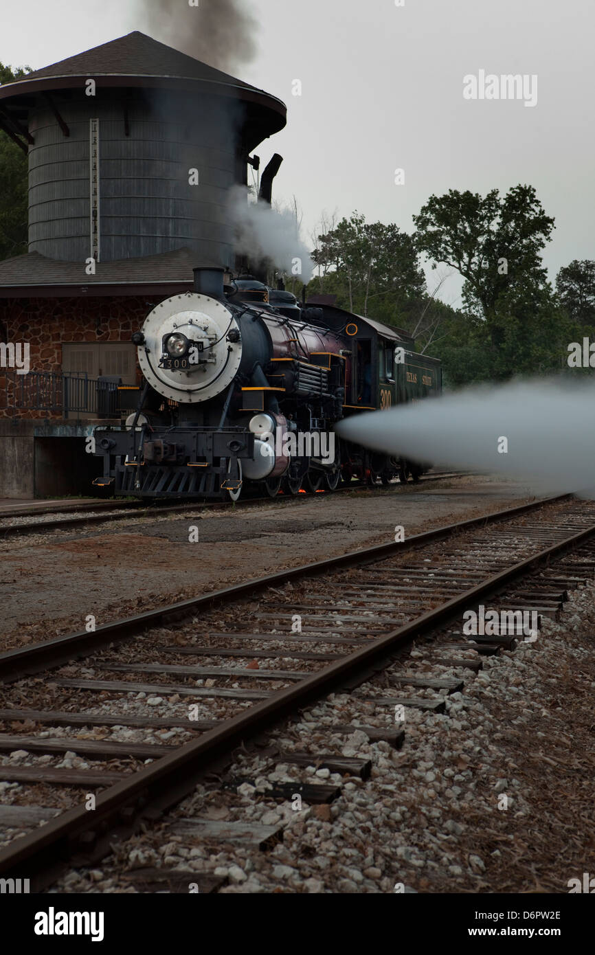 Steam locomotive at Texas State Railroad, Rusk, Texas, USA Stock Photo ...
