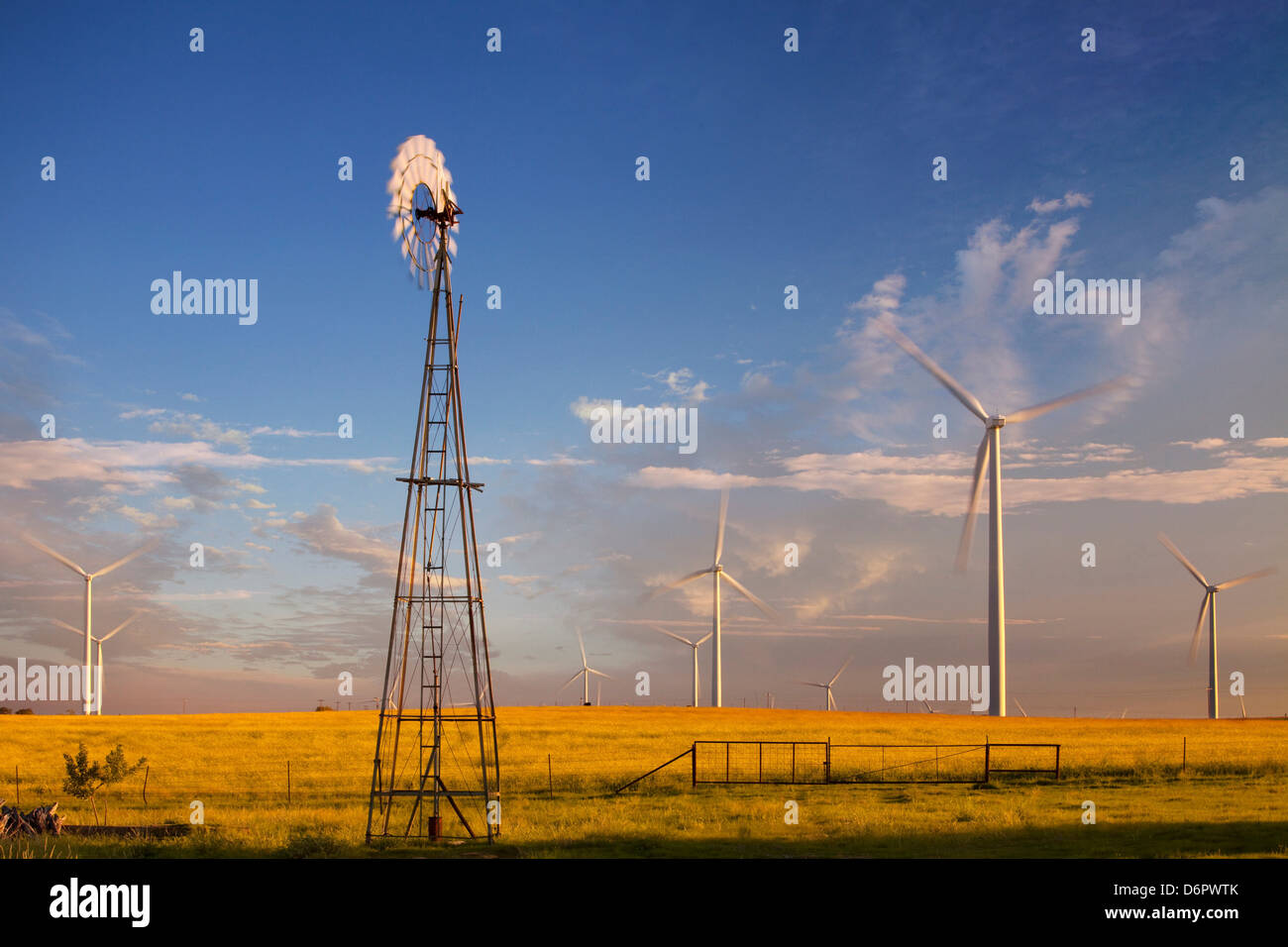 USA, Texas, Wind turbines Stock Photo - Alamy