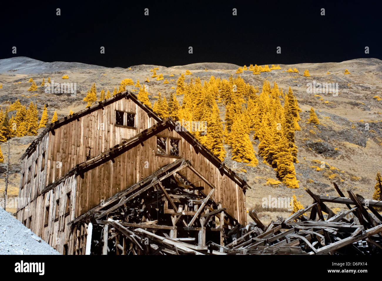 Animas Forks ghost town and Columbus gold mine, San Juan County ...