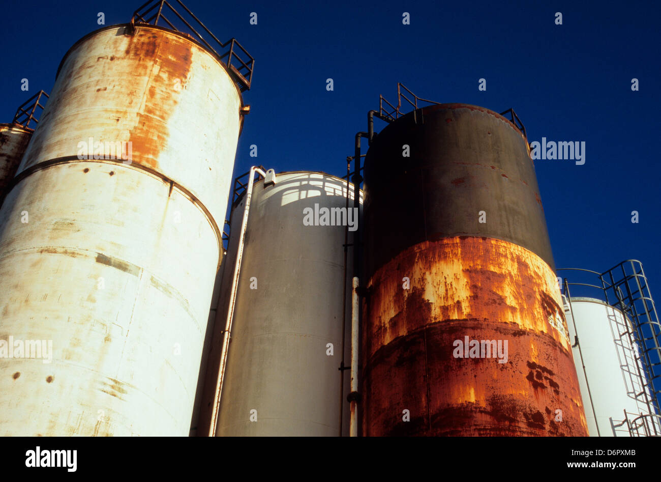 Old storage tanks hi-res stock photography and images - Alamy