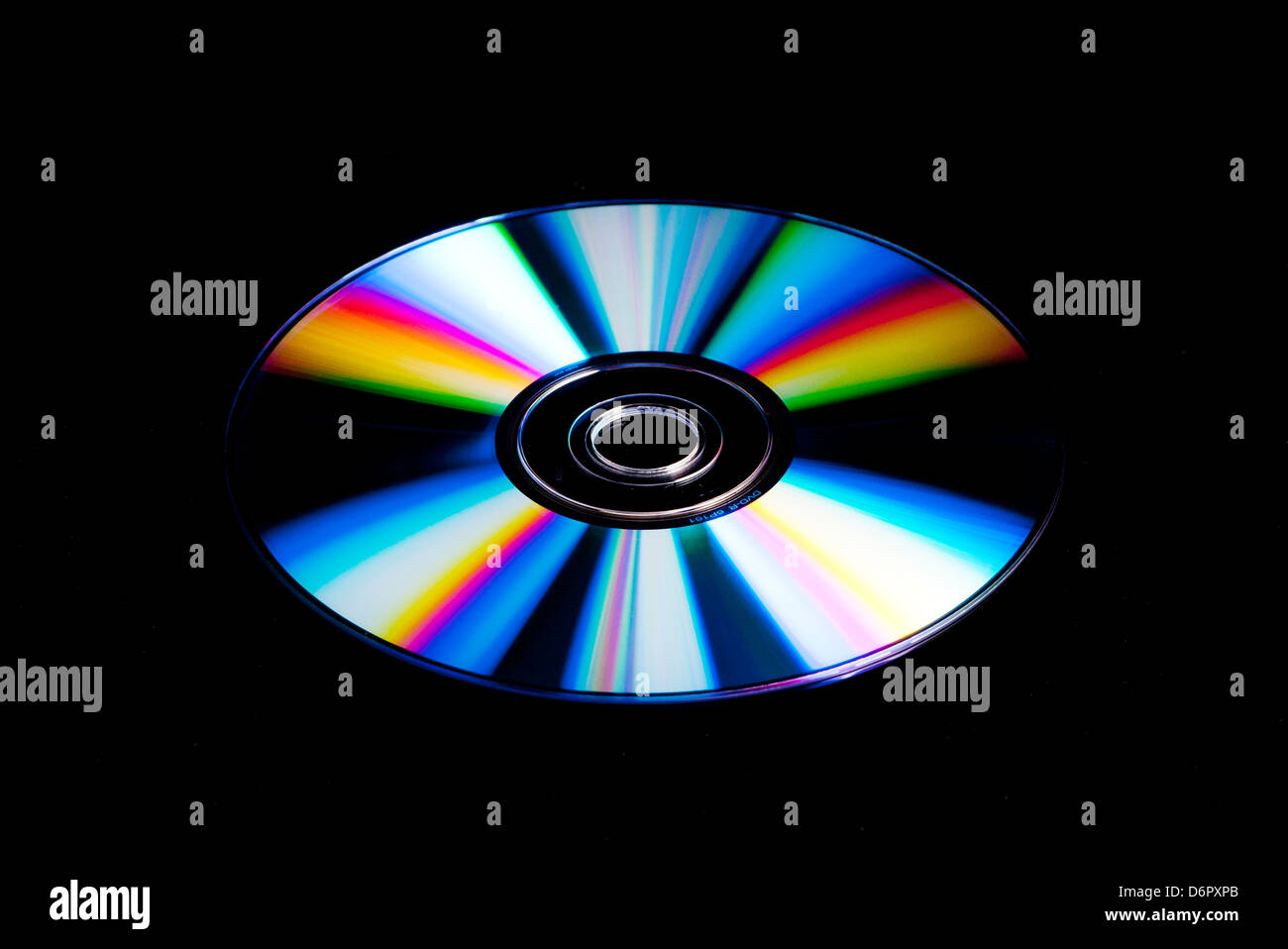 DVD, CD disk with rainbow colours Stock Photo - Alamy