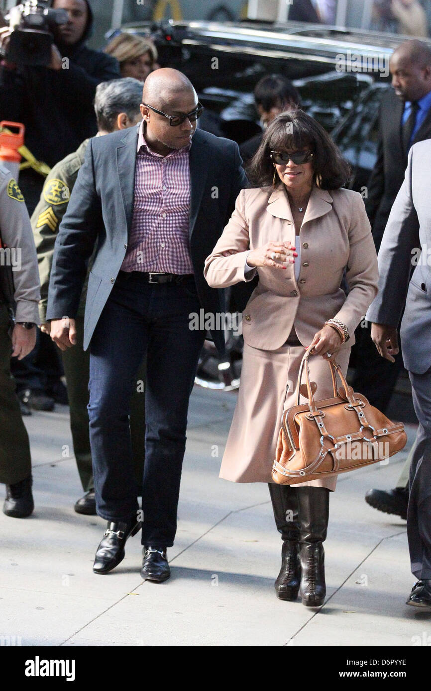 Randy Jackson and Rebbie Jackson arrive at Los Angeles Superior Court ...