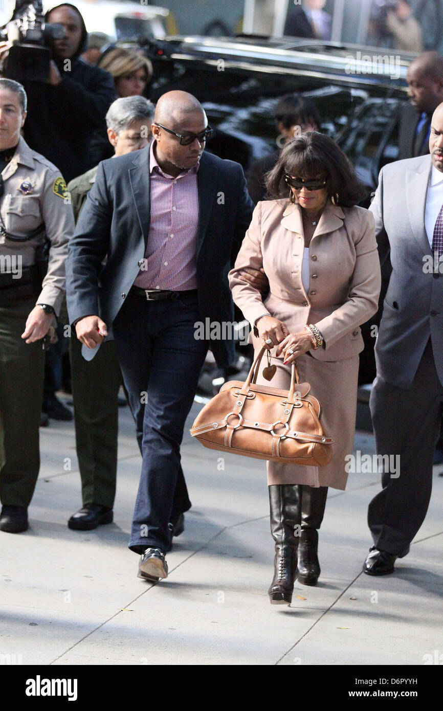 Randy Jackson and Rebbie Jackson arrive at Los Angeles Superior Court ...