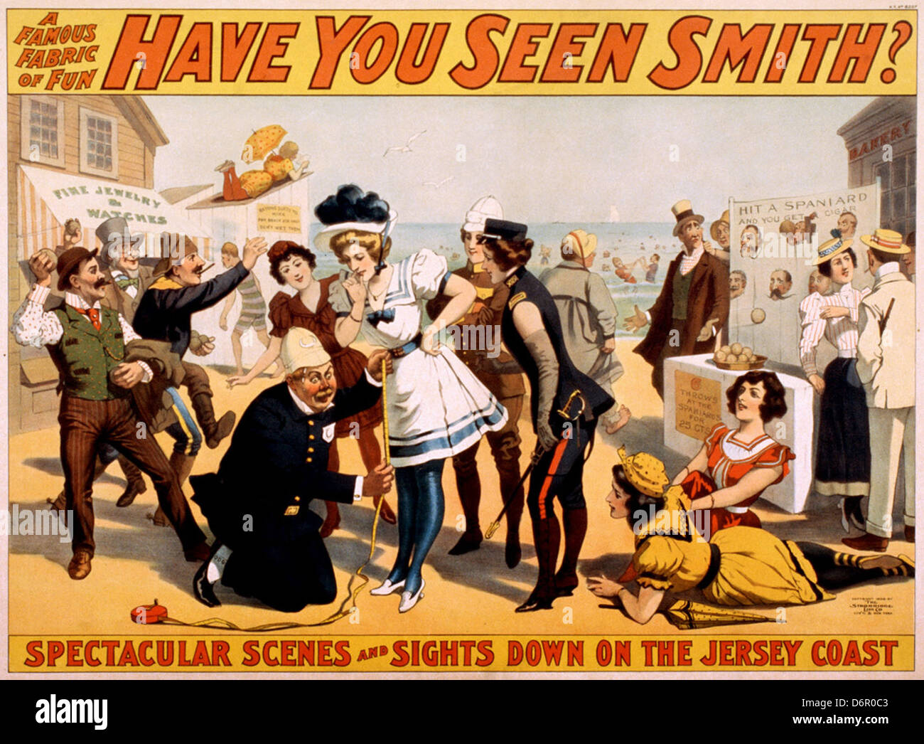 A Broadway poster from around 1898 for the comedy musical 'Have You ...