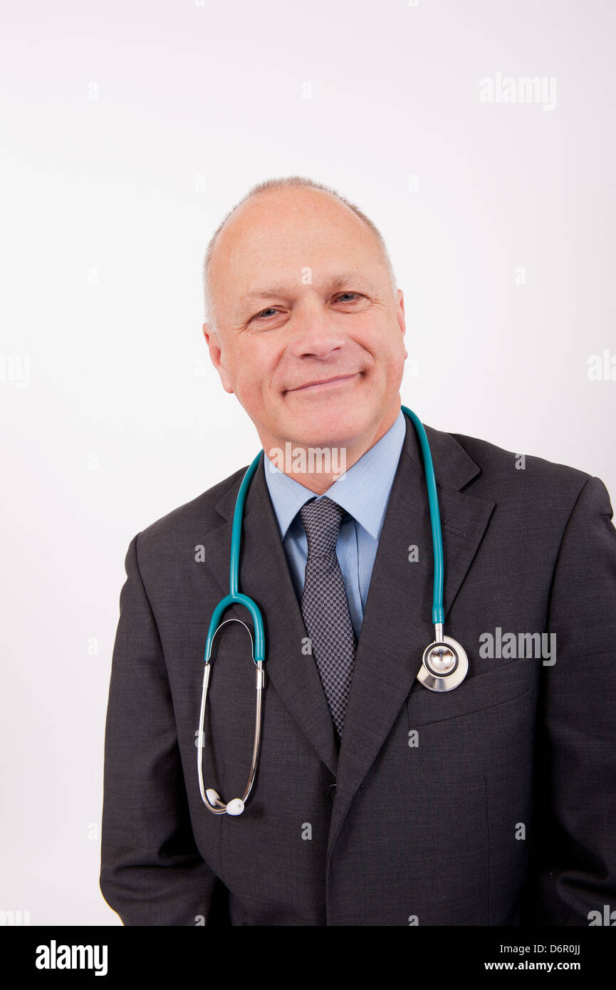 Stethoscope around a neck gp hi-res stock photography and images - Alamy