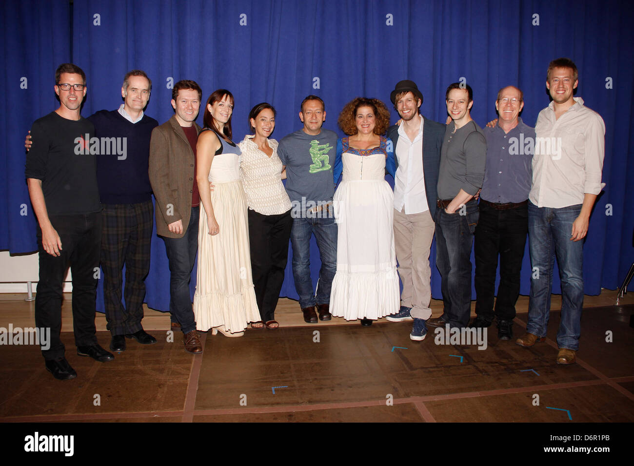 Cast and creative team Stanley Bahorek, Julia Murney, Mary Testa ...