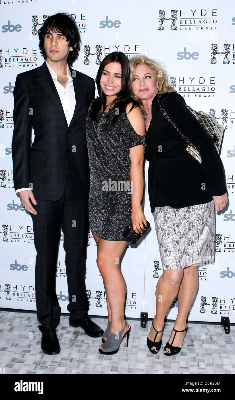 Nick Simmons, Sophie Simmons, Shannon Tweed Nick Simmons celebrates his ...