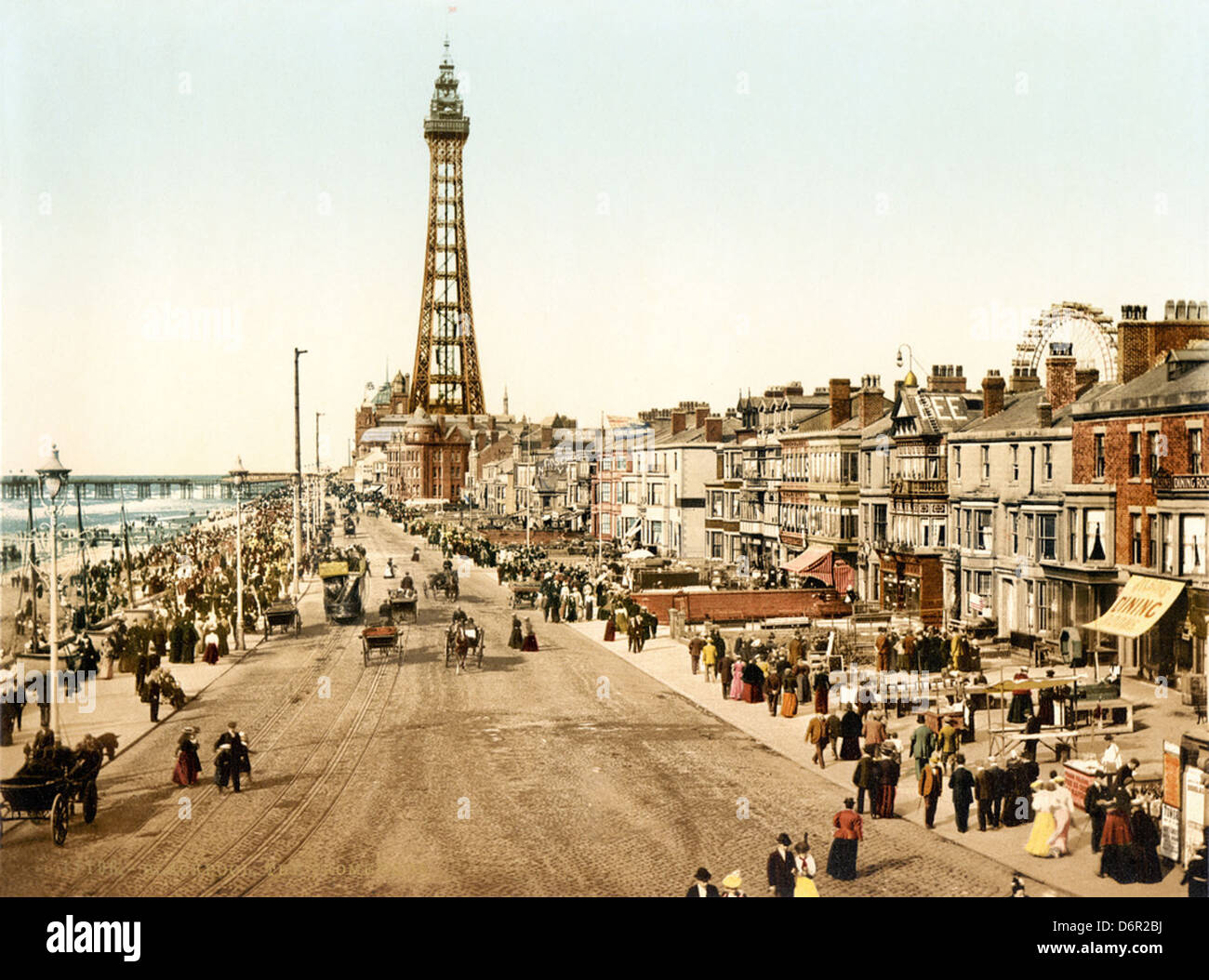 Blackpool postcard victorian hi-res stock photography and images - Alamy