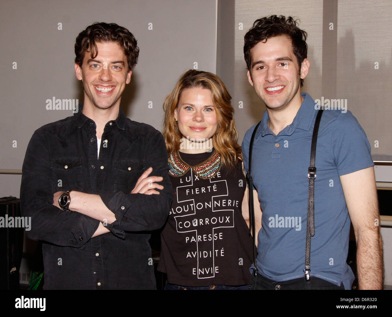 Christian Borle, Celia Keenan-Bolger and Adam Chanler-Berat Meet and ...