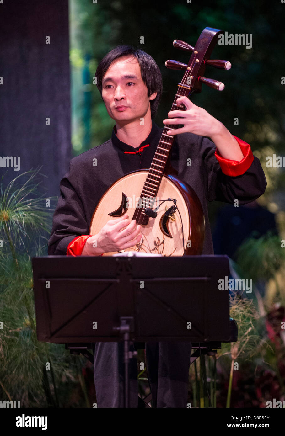 Chinese musician perform during the Chinese New Year celebrations at ...