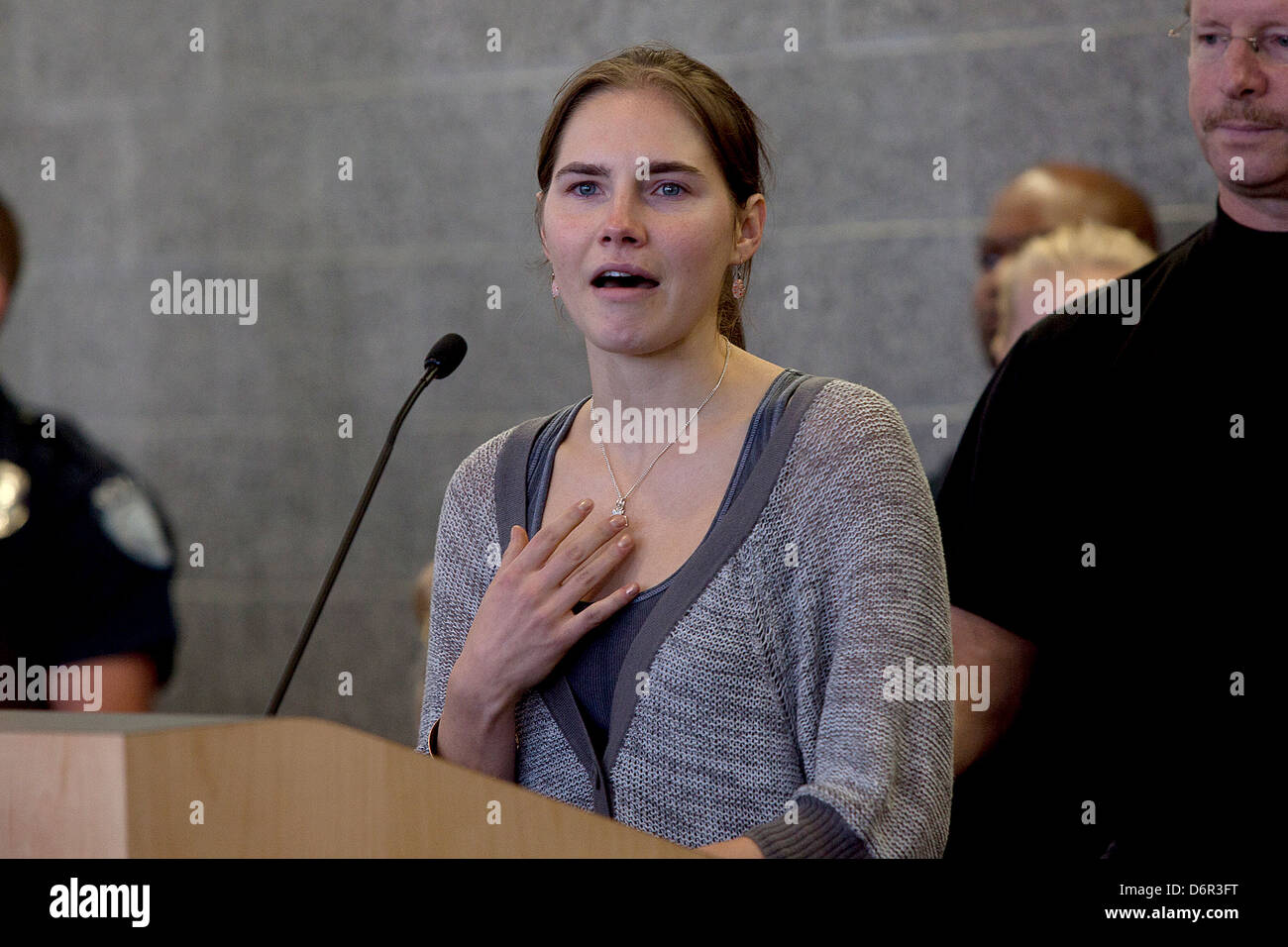 Amanda knox seattle hi-res stock photography and images - Alamy
