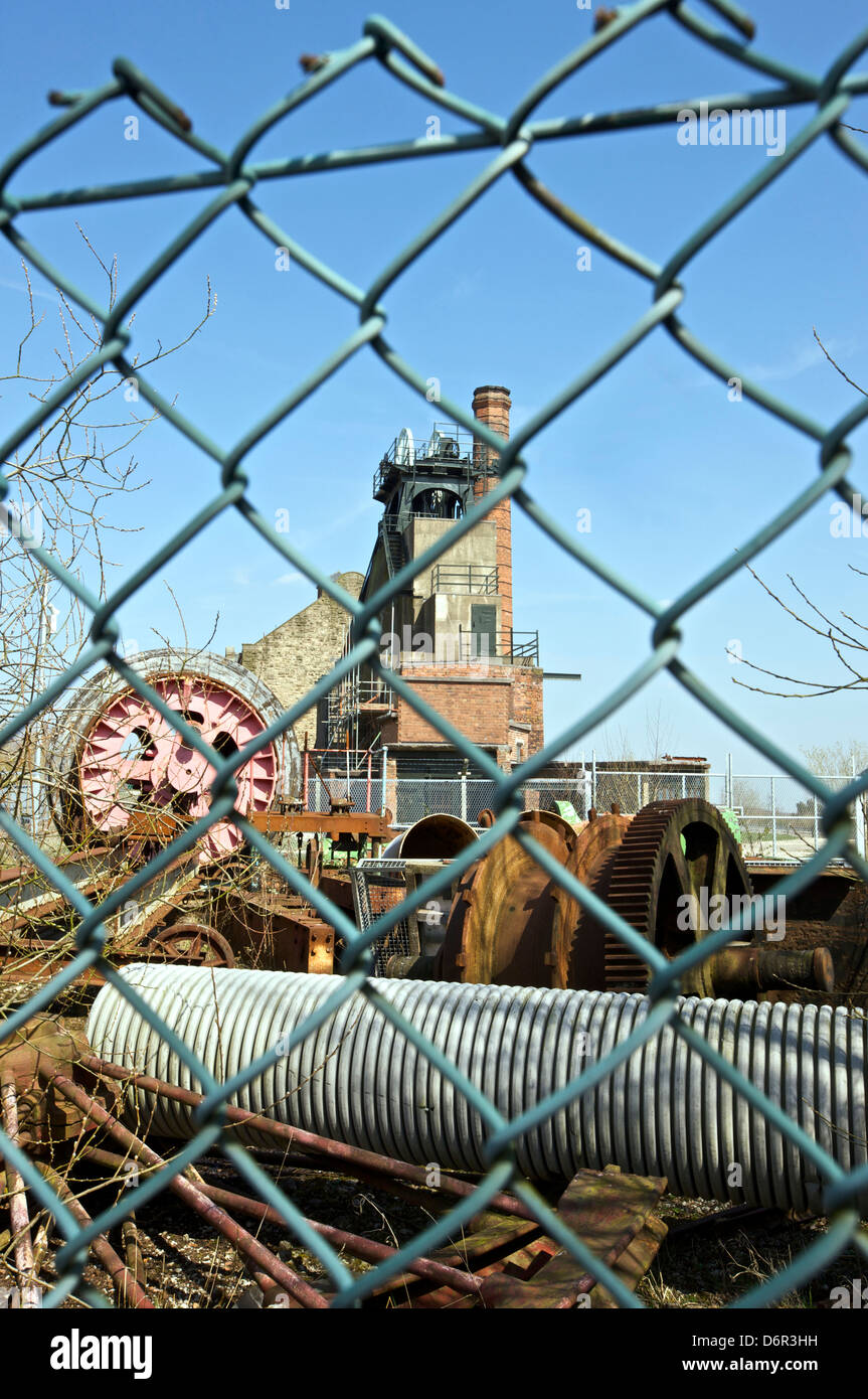 Pleasley Vale colliery Stock Photo - Alamy