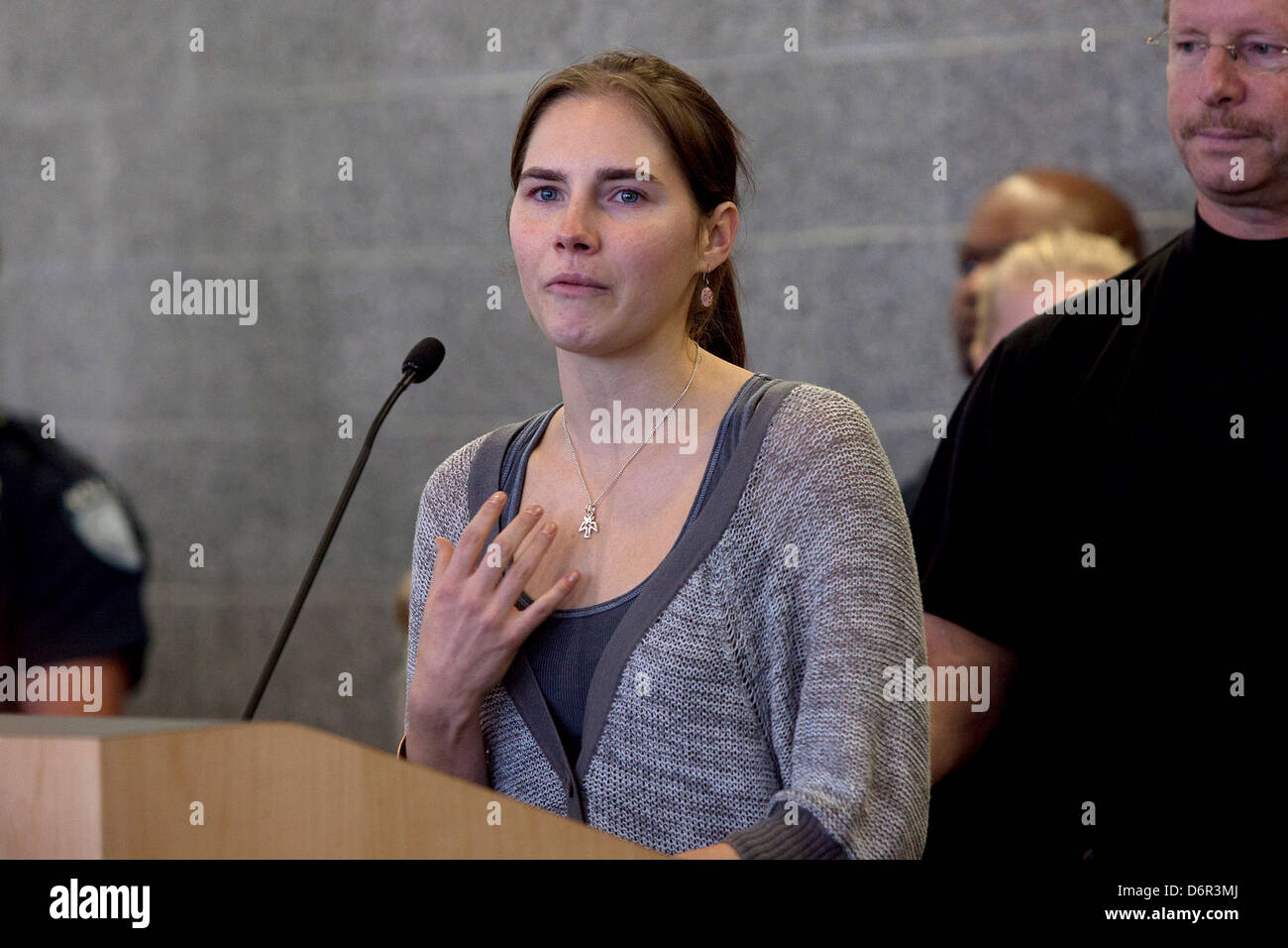 Amanda knox seattle hi-res stock photography and images - Alamy