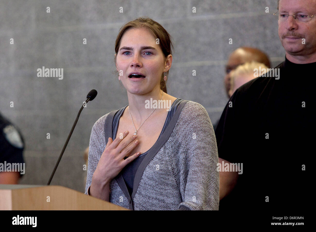 Amanda knox seattle hi-res stock photography and images - Alamy