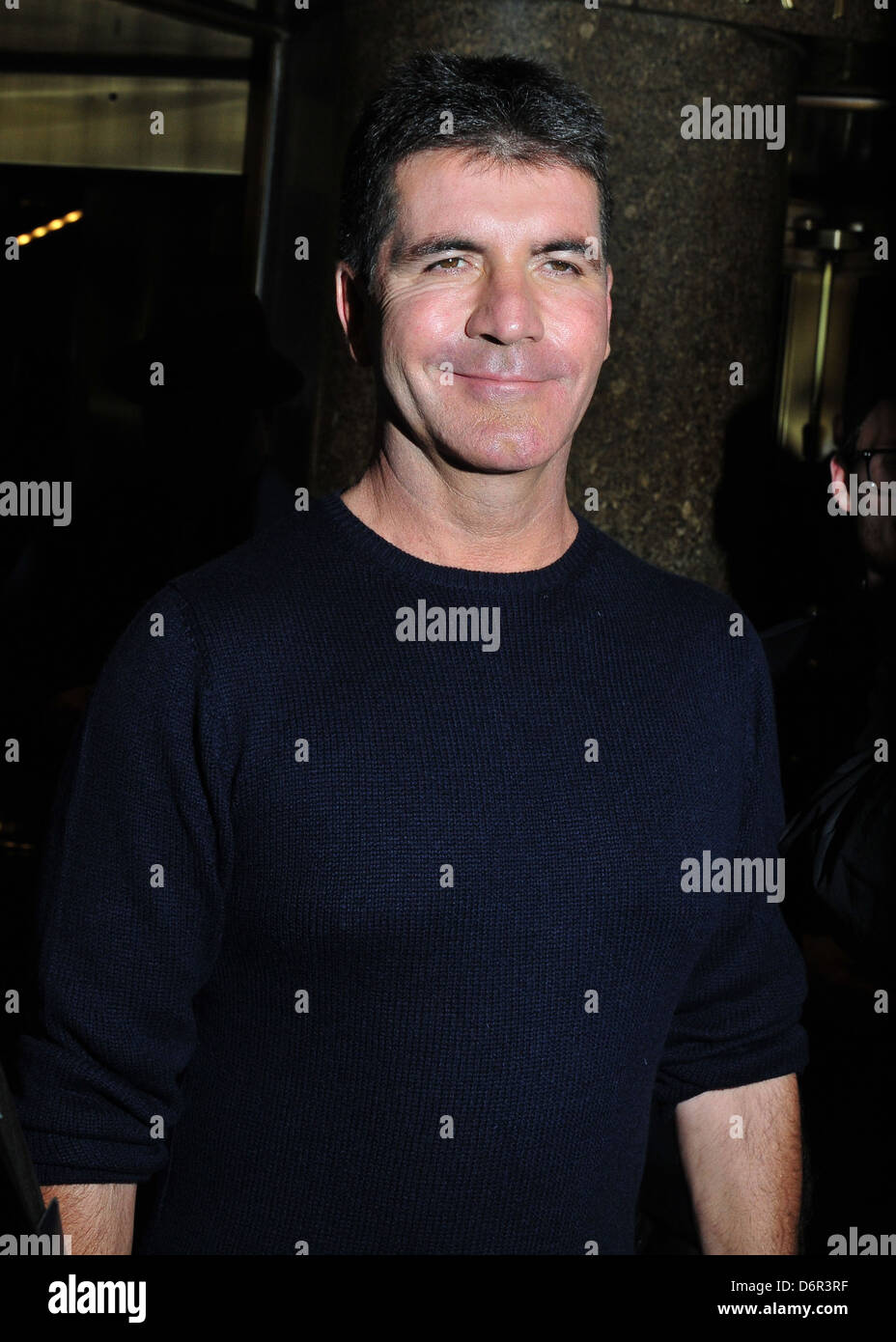 Simon Cowell outside NBC studios for an appearance on 'Late Night with ...