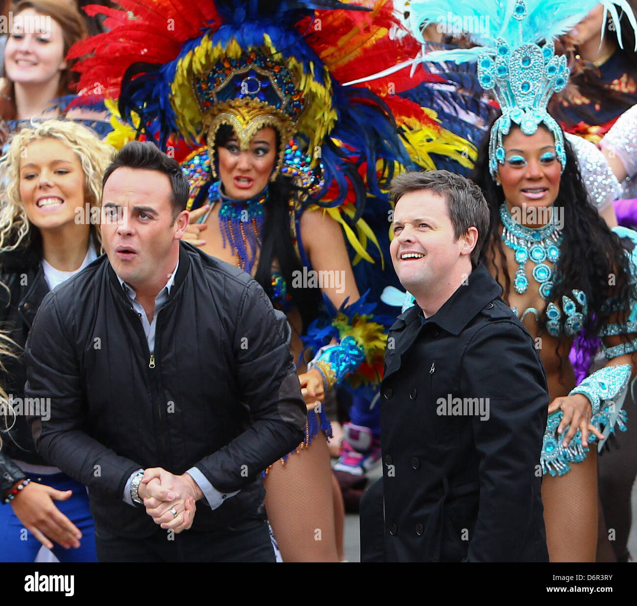 Ant and dec aka anthony mcpartlin and declan donnelly hi-res stock ...