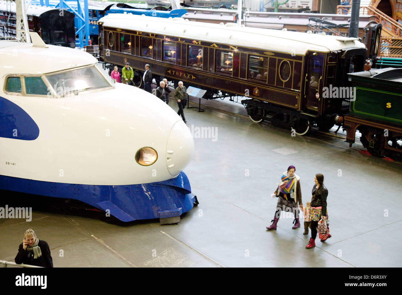 The japanese Shinkansen Bullet train, the national Railway Museum, York ...