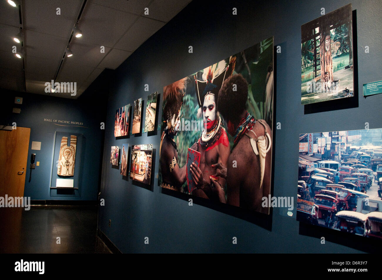 Hall of Pacific Peoples in the American Museum of Natural History, New ...