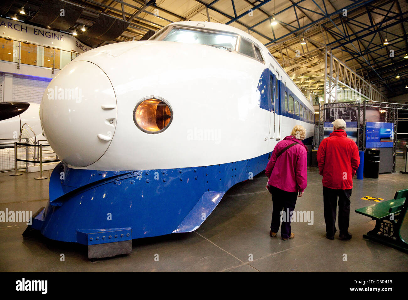 The japanese Shinkansen Bullet train, the national Railway Museum, York ...