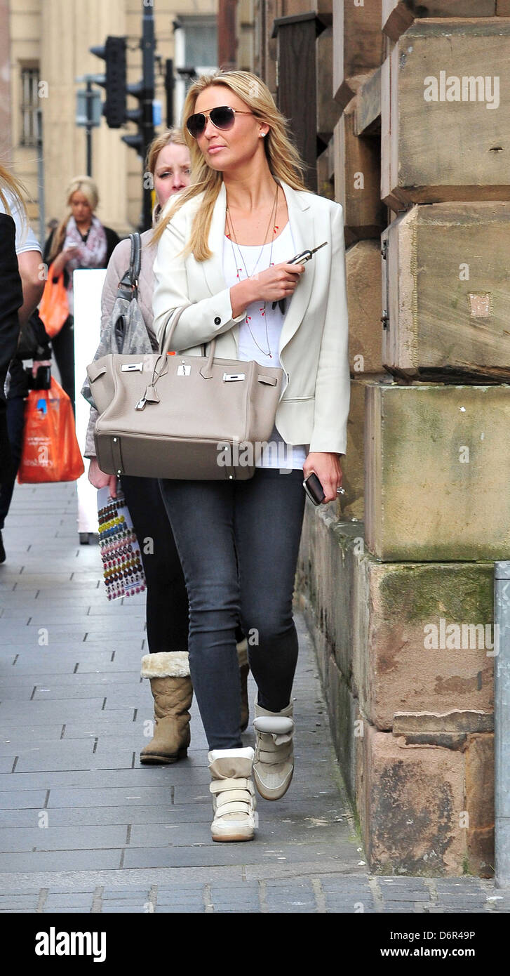 Alex Curran aka Alex Gerrard heading out for lunch with a friend in ...