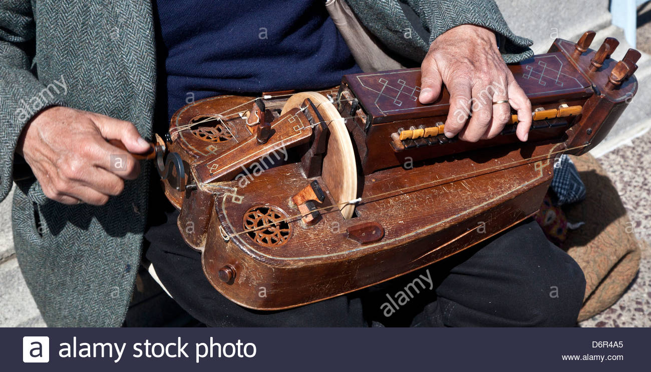 Man Playing Hurdy Gurdy Stock Photos & Man Playing Hurdy Gurdy Stock ...