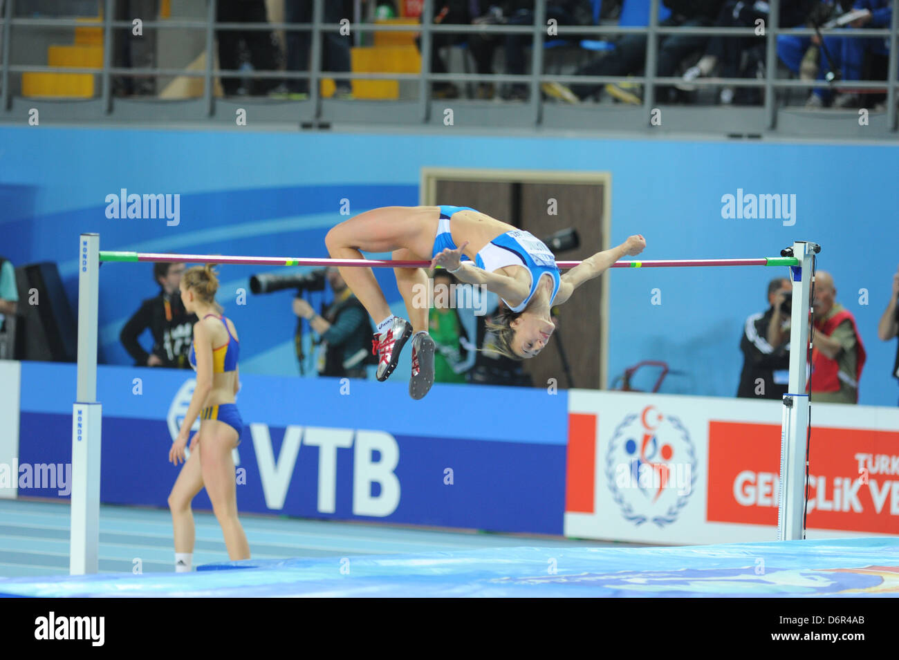 Antonietta Di Martino of Italy competes in the Women's High Jump ...