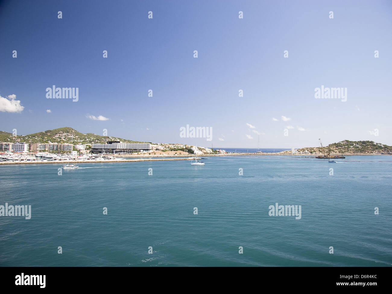 Coast line at Ibiza, Spain Stock Photo - Alamy